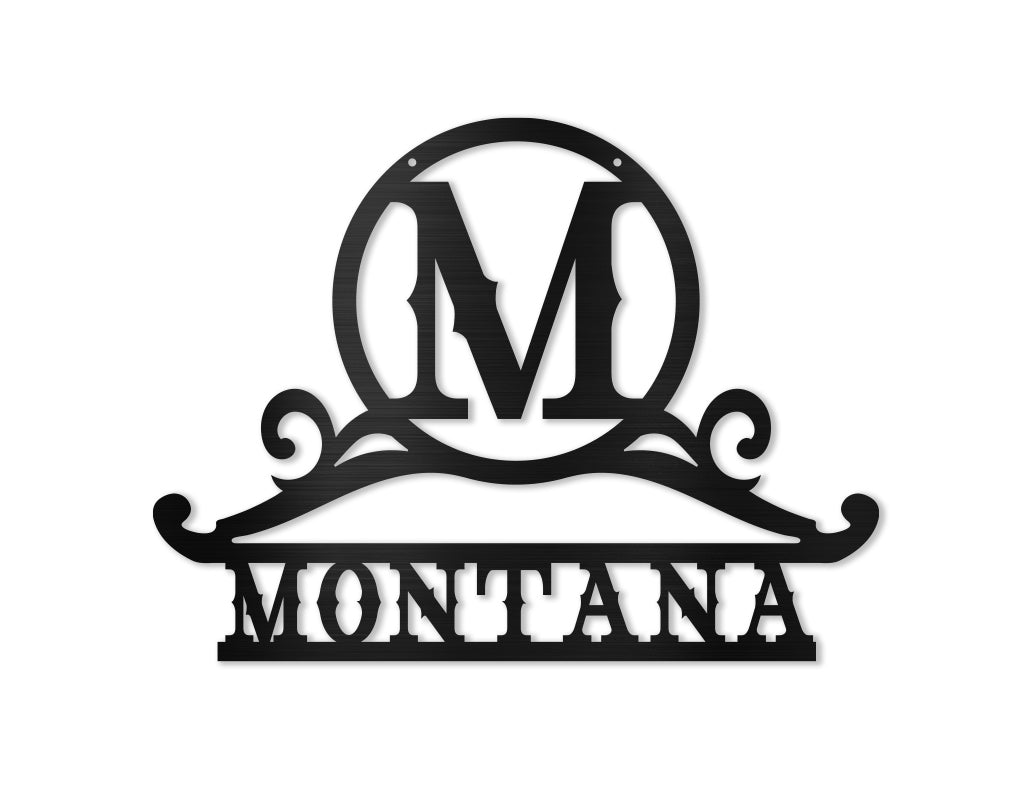 Monogram nameplate store